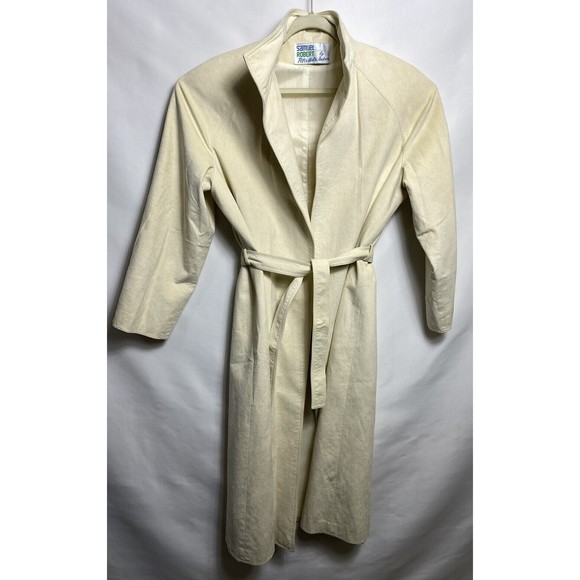 Samuel Robert | Jackets & Coats | Vintage Samuel Robert Ivory Faux ...